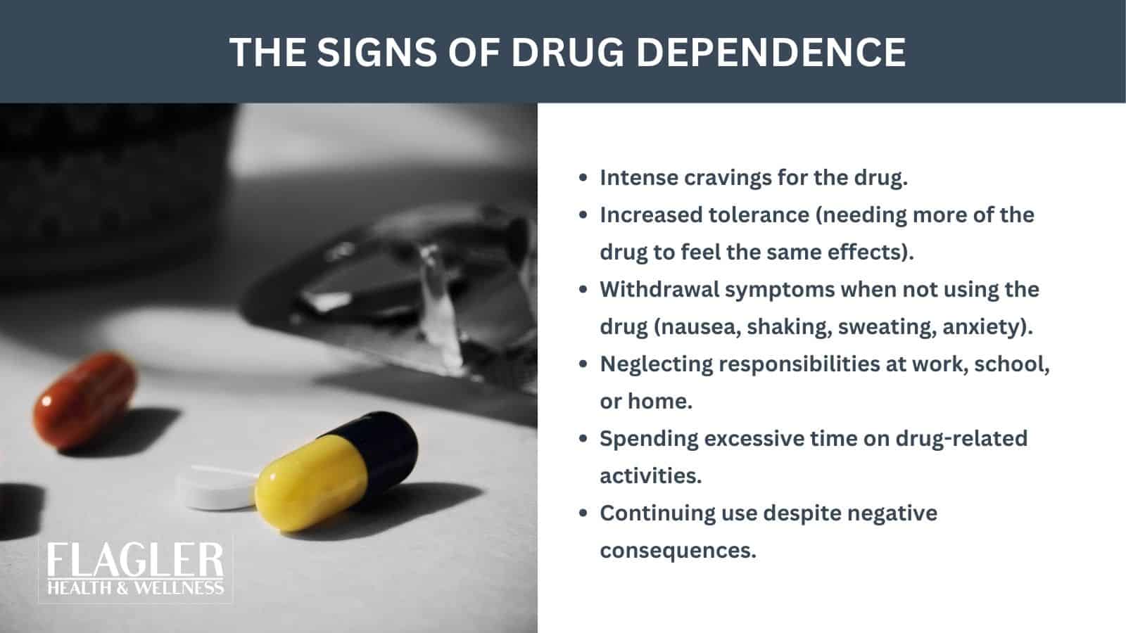 Drug Dependence: Symptom, Impact, Treatment and Prevention